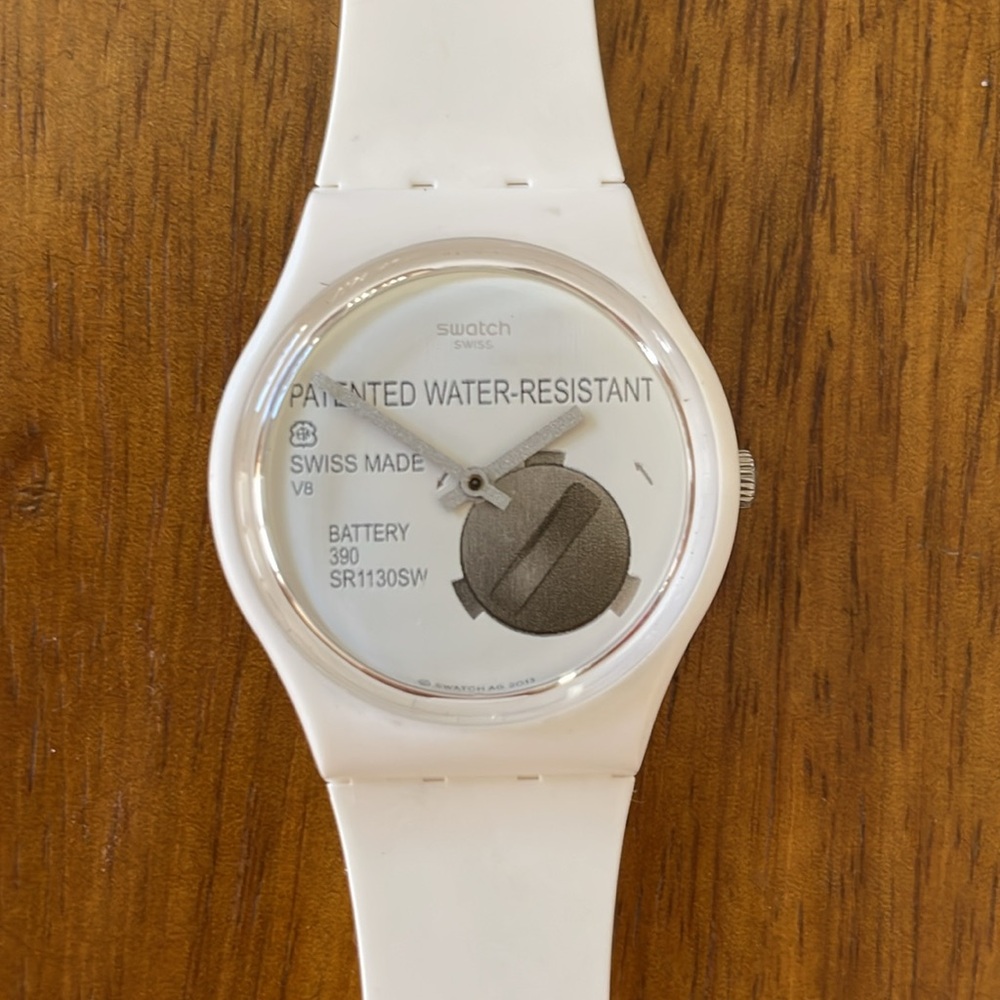 Brand New White Swatch Watch. In Box. New, Functional… - Gem